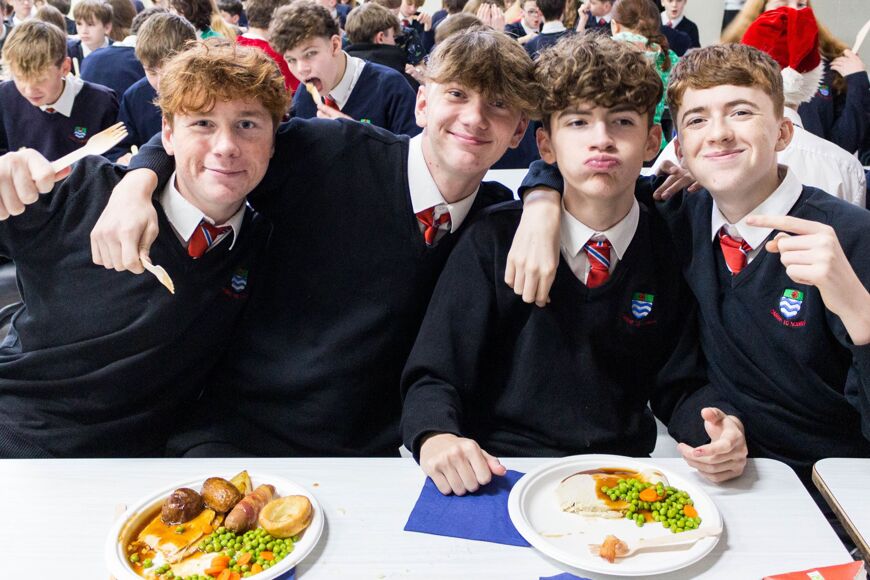 Christmas Lunches Day Two - Latest News - Court Moor School