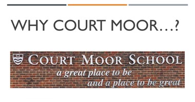 Admissions Overview - Court Moor School
